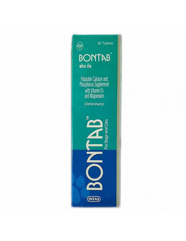 Bontab 30 Tablets for Dogs and Cats - Dr. KP Kathuria Chemist