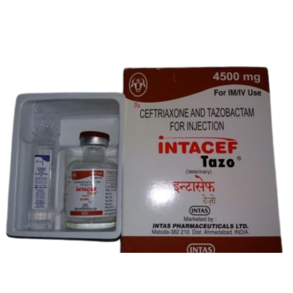 Intacef Tazo 4.5 Gm Injection - Dr. KP Kathuria Chemist